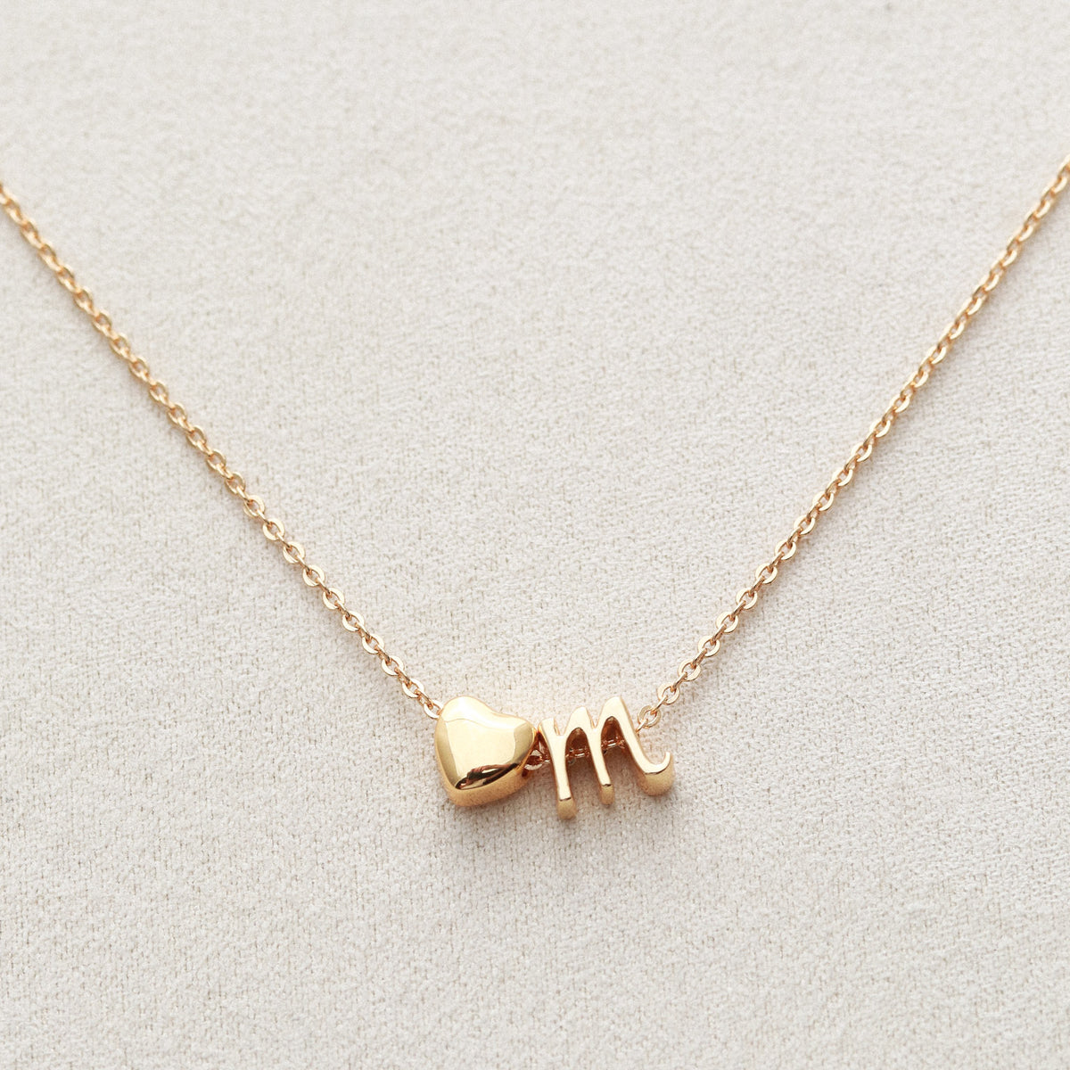 Double Cursive Initial Necklace – Lorren Mae